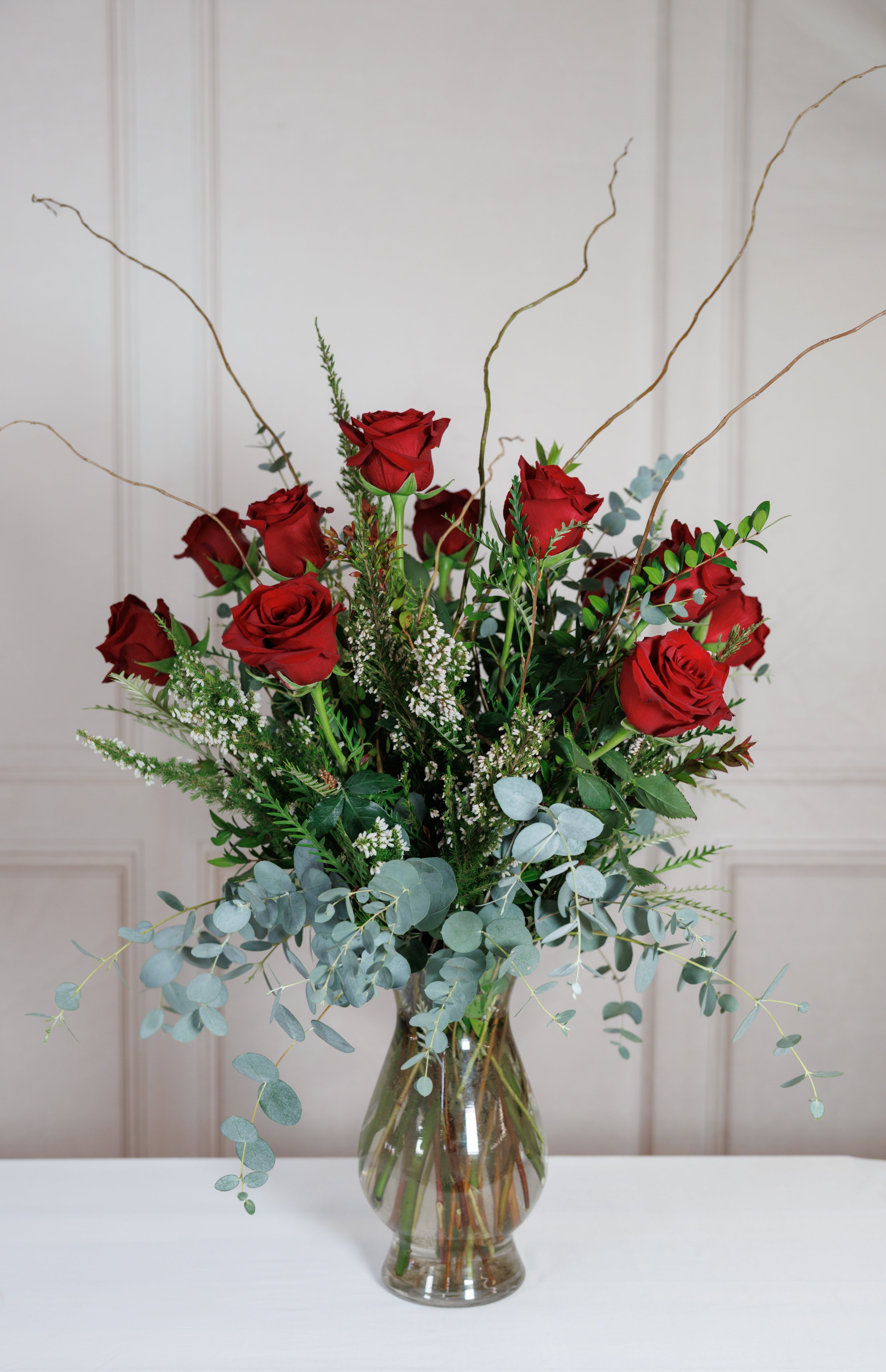 A Dozen Roses – Flowers by Jackie Lakeport